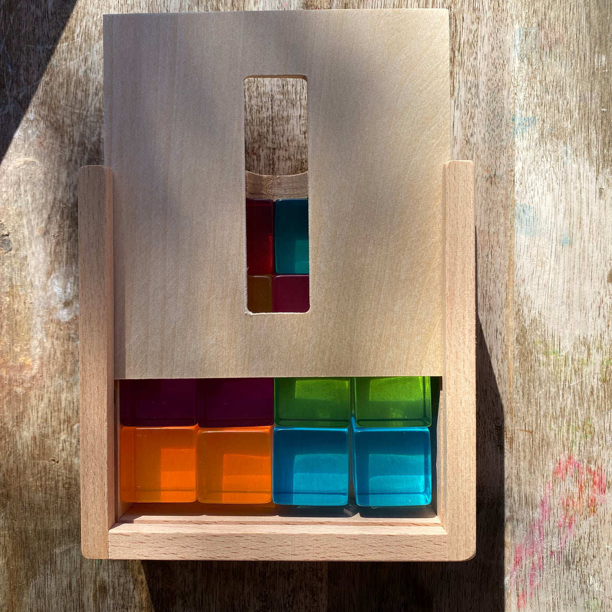 Lucite Blocks | Bright | Set of 16 with storage box – Sawdust and Chalk